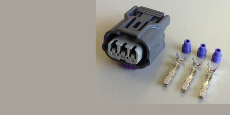 3 Pin HX 040 Sealed Connector - 'Bottom Rib' - Eastern Beaver Inc